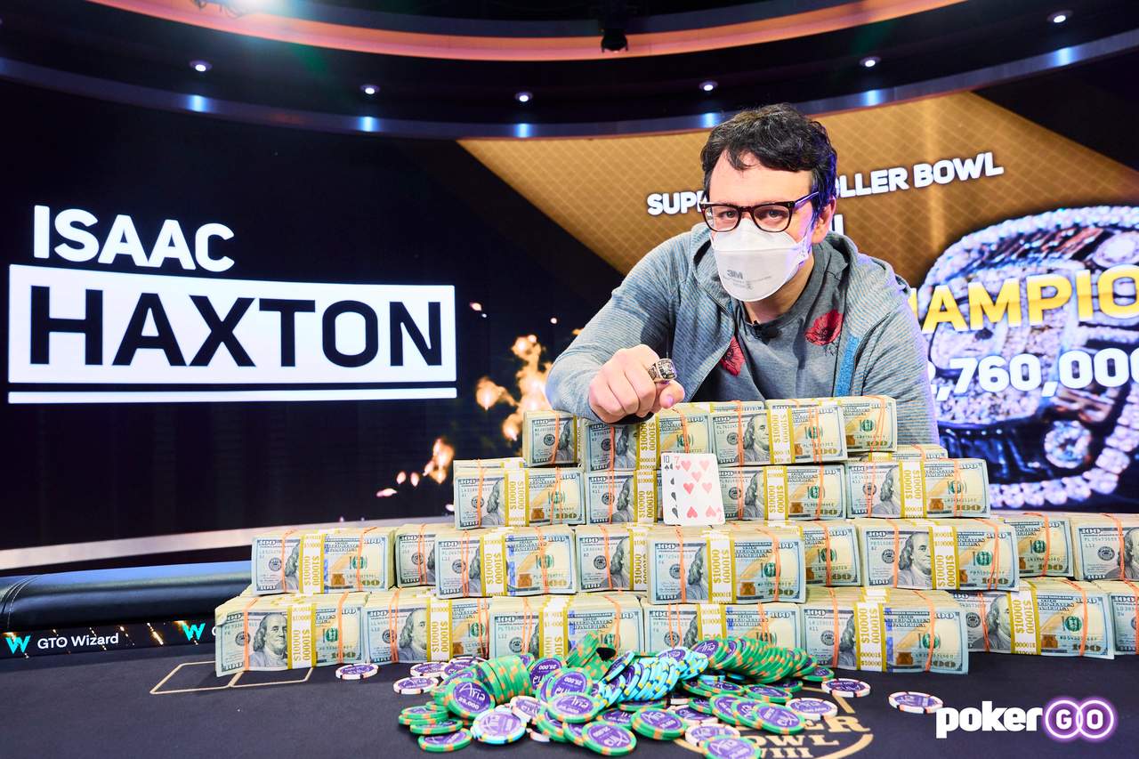 Isaac Haxton Reigns Supreme, Earns Second Super High Roller Bowl ...